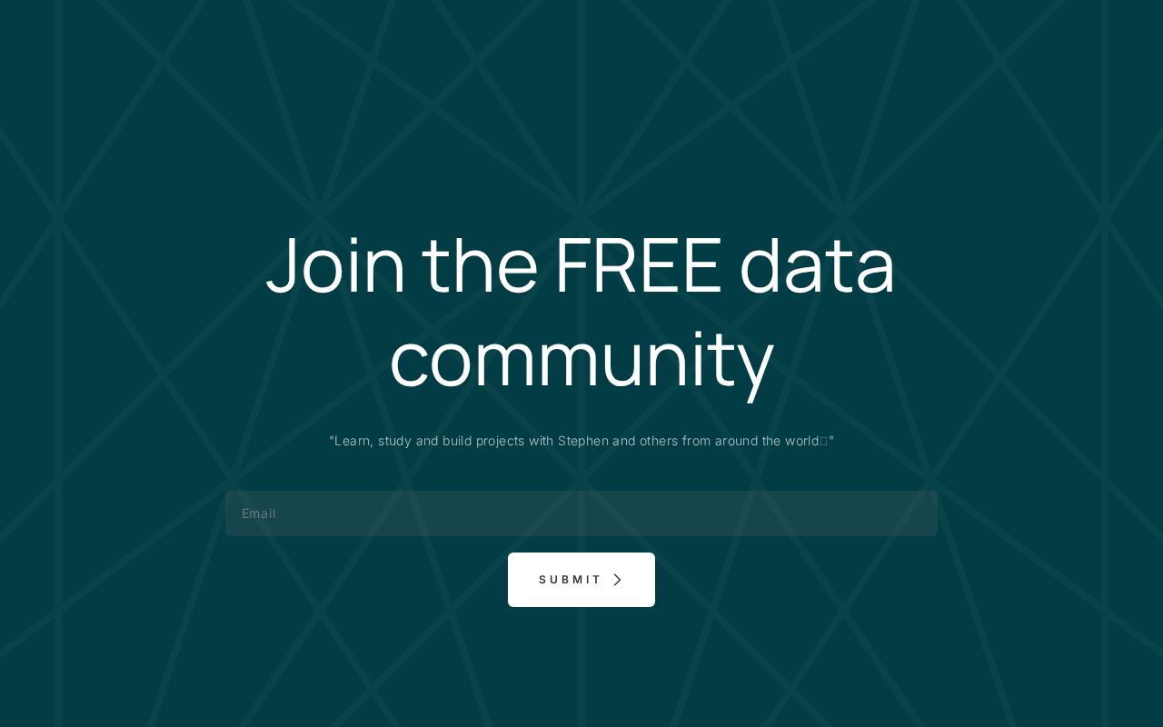 Join the FREE data community on X (1)